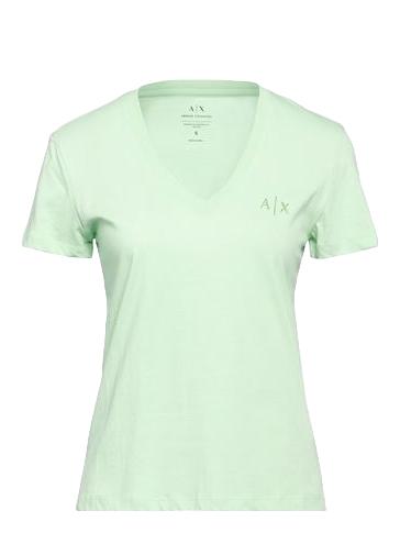 ARMANI EXCHANGE ARMANI EXCHANGE Light Cotton T-Shirt with Crystal Embellishments
